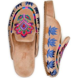 FARM Rio | Shoes | Farm Rio Sand Island Velvet Tapestry Clog Mule Slide ...